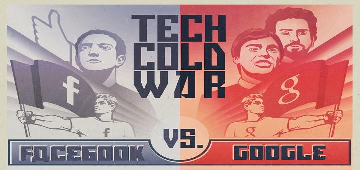 Facebook vs. Google: Who Will Win The Tech Cold War? [Infographic ...